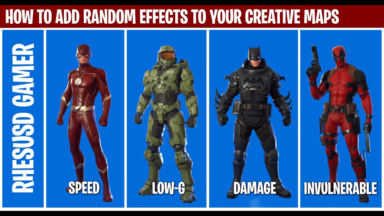How to add random effects to your fortnite creative maps - YouTube