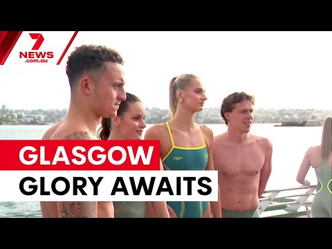 Australian swimmers unveil suits for Glasgow Commonwealth Games | 7NEWS