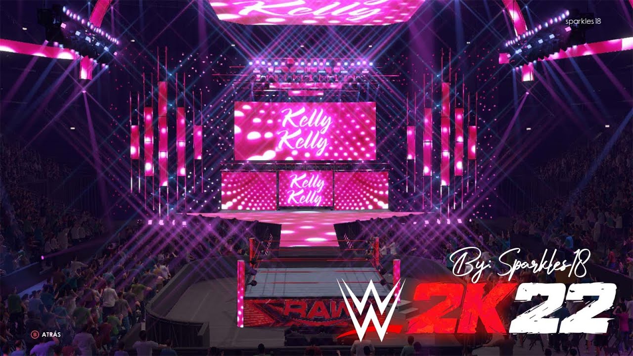 WWE 2K22 KELLY KELLY GRAPHICS MOD - YouTube