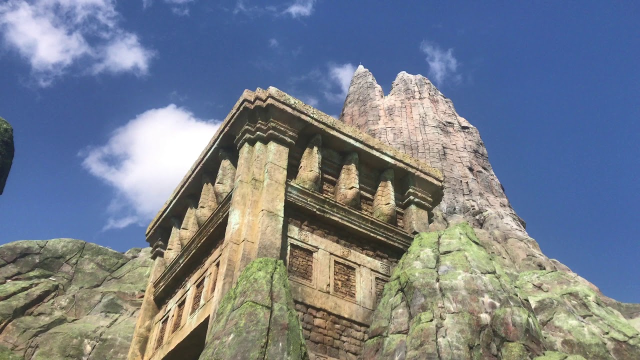 Free Stock Footage 2018 Volcano Temple Day - YouTube