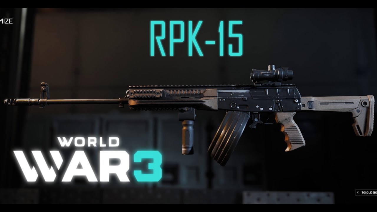 World War 3 | Weapon Showcase | RPK-15 - YouTube