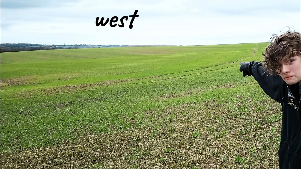 Walking west. (With pushups) - YouTube