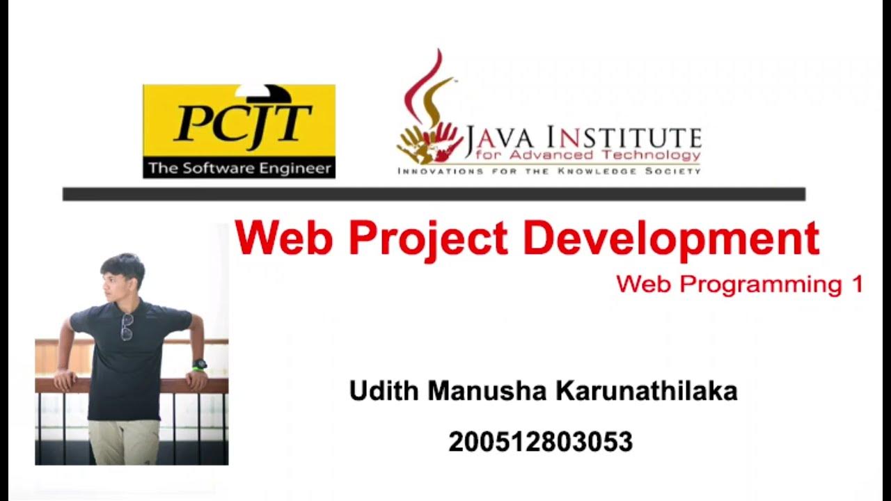 Web Project Task 04 | 1st Year | Semester 01 | Java Institute | - YouTube