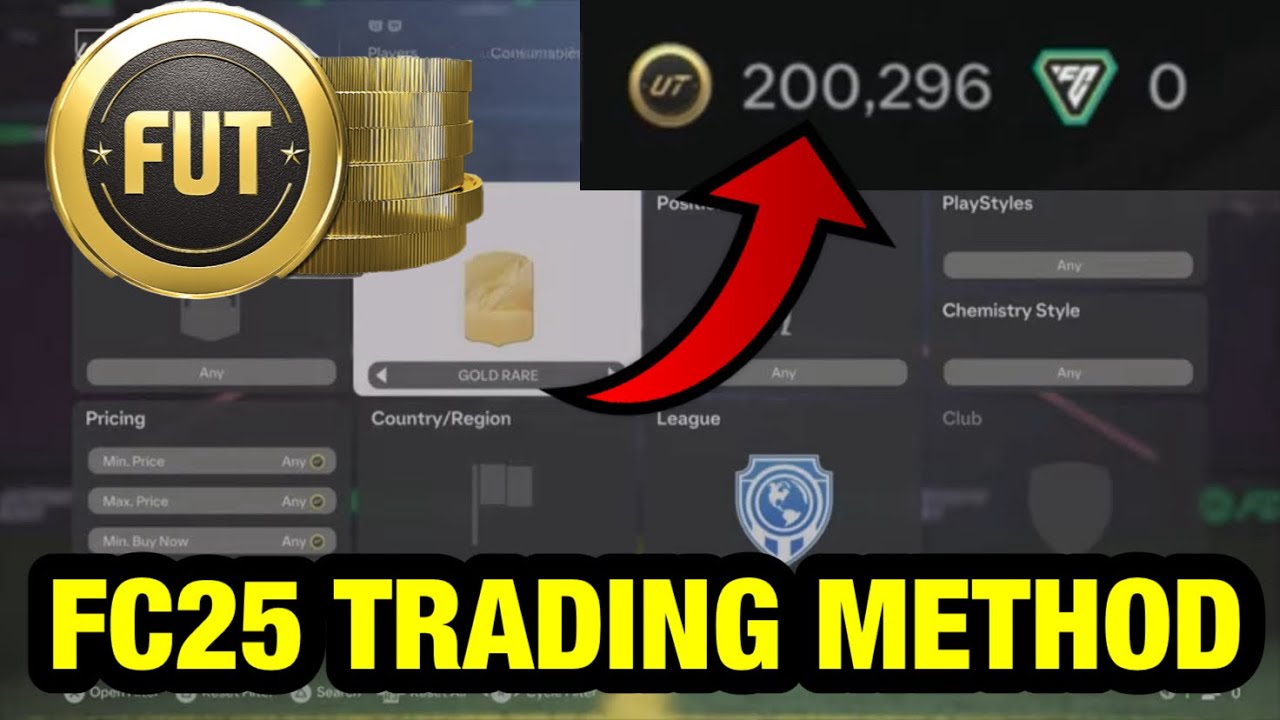 FC25 TRADING METHOD MAKE UNLIMITED COINS FAST IN ULTIMATE TEAM - YouTube
