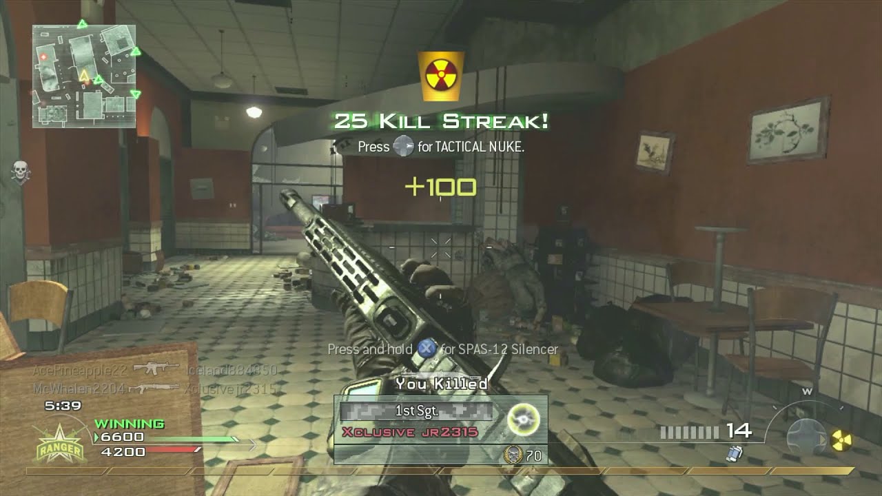 TACTICAL NUKE! Call of Duty: Modern Warfare 2 (2009) Team Deathmatch on ...
