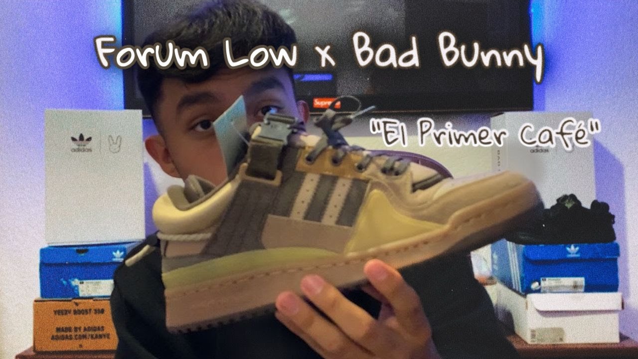 ¡LOS TENIS DE BAD BUNNY! FORUM LOW "EL PRIMER CAFE" ☕ Reseña a detalle ...