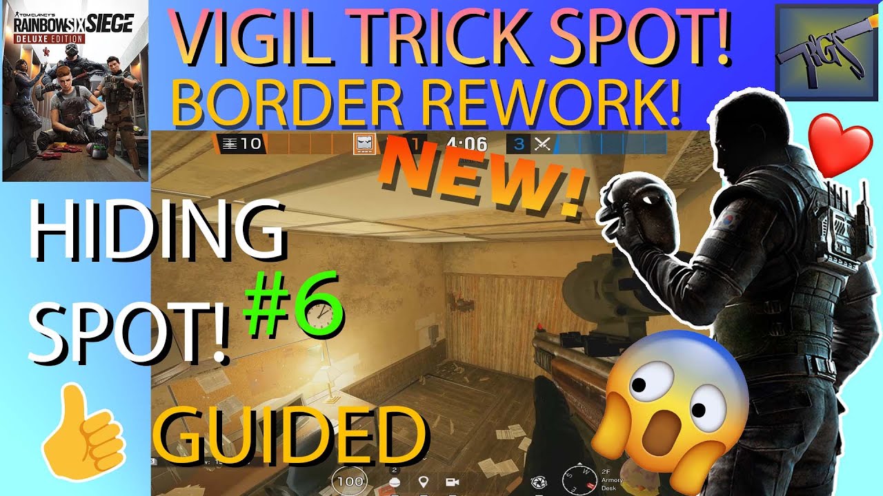Vigil Trick Spot #6 at New Border Rework at Armory Walk-In!😱 | R6 Siege ...