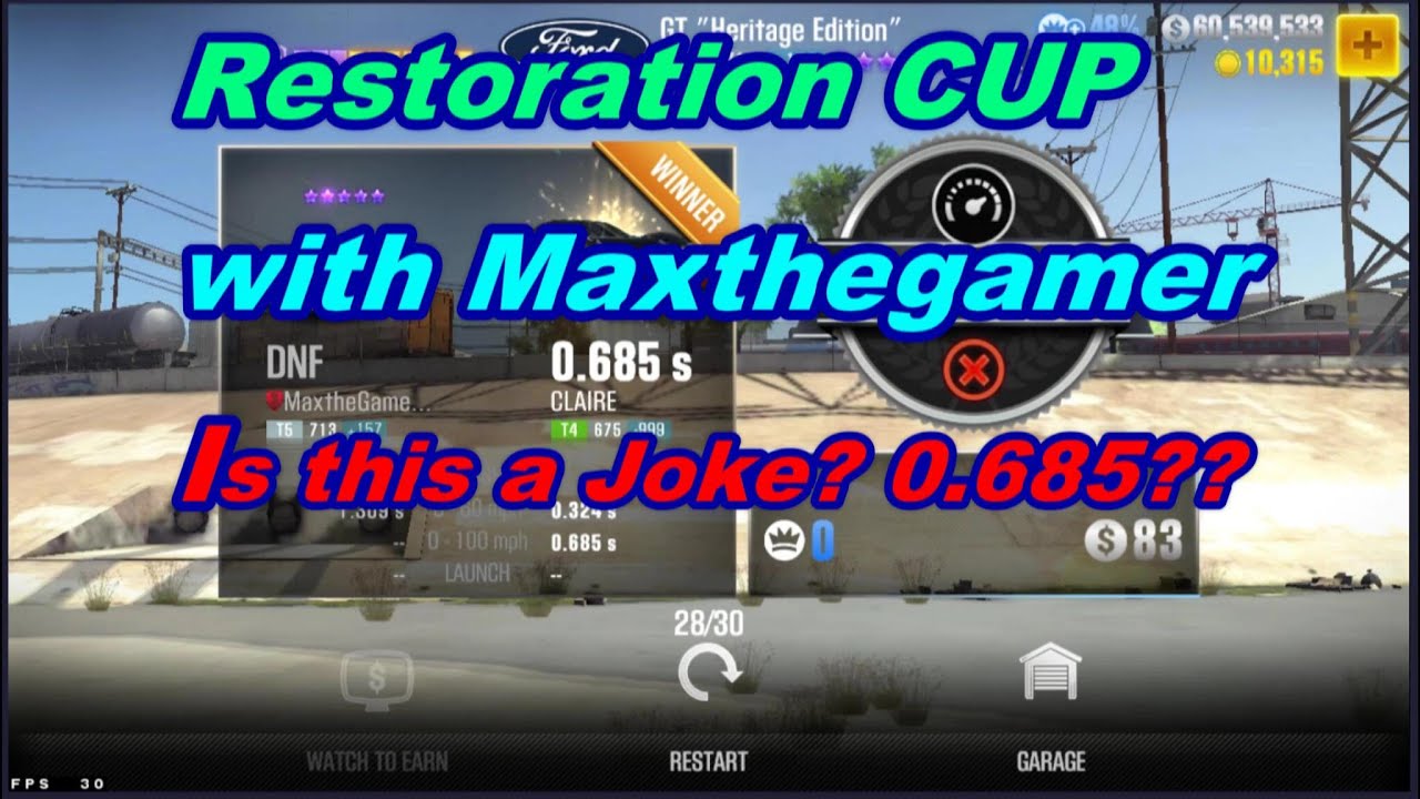 CSR2 Ford Restoration Cup with the Heritage GT purple star - YouTube