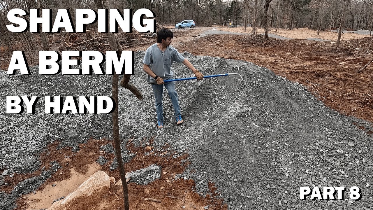 How to shape a BERM for a pumptrack - YouTube