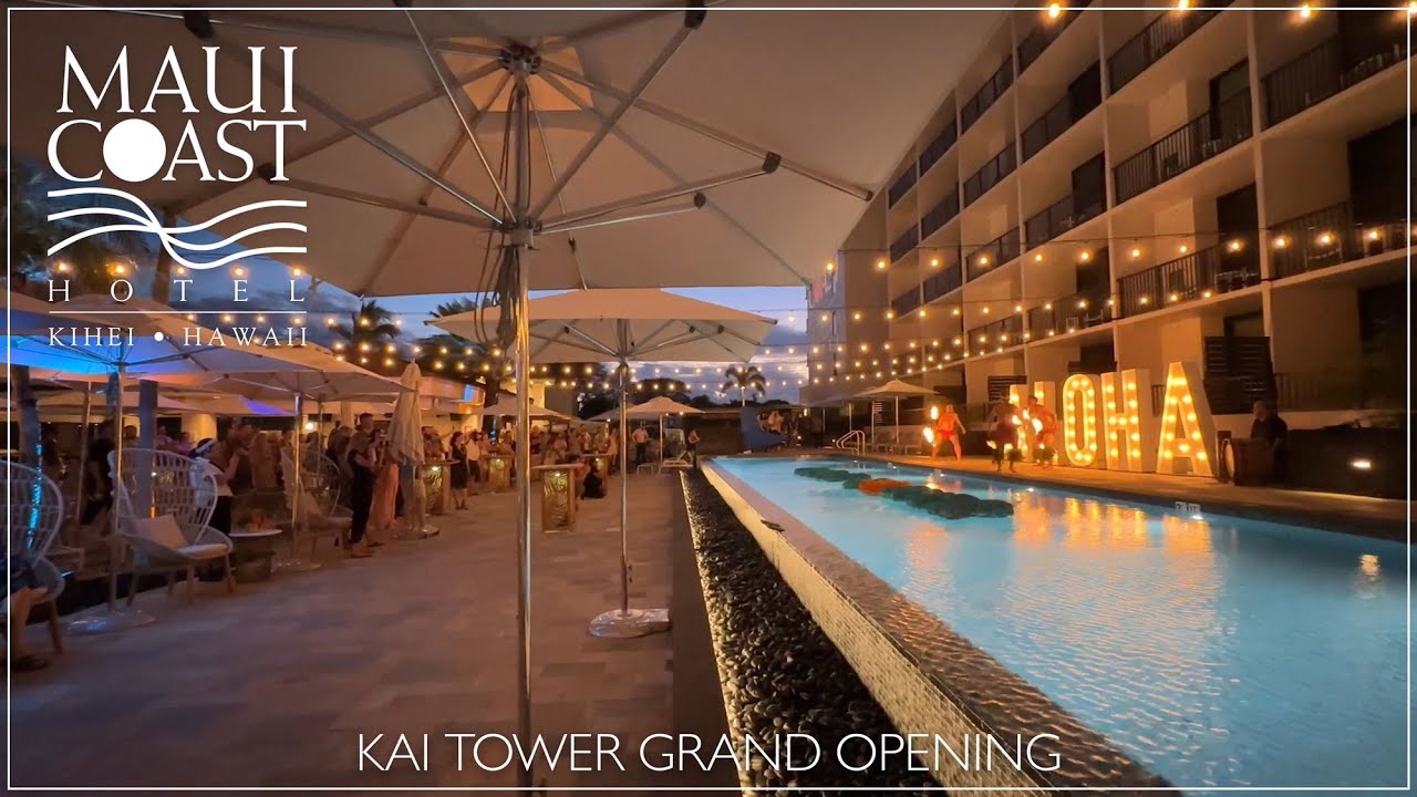 NEW! Maui Coast Hotel unveils Kai Tower - YouTube