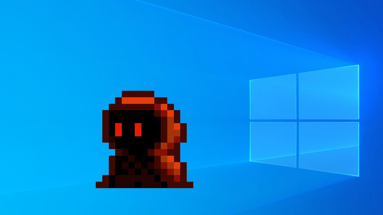 Coding my game character to walk on your desktop (Easter egg) - YouTube