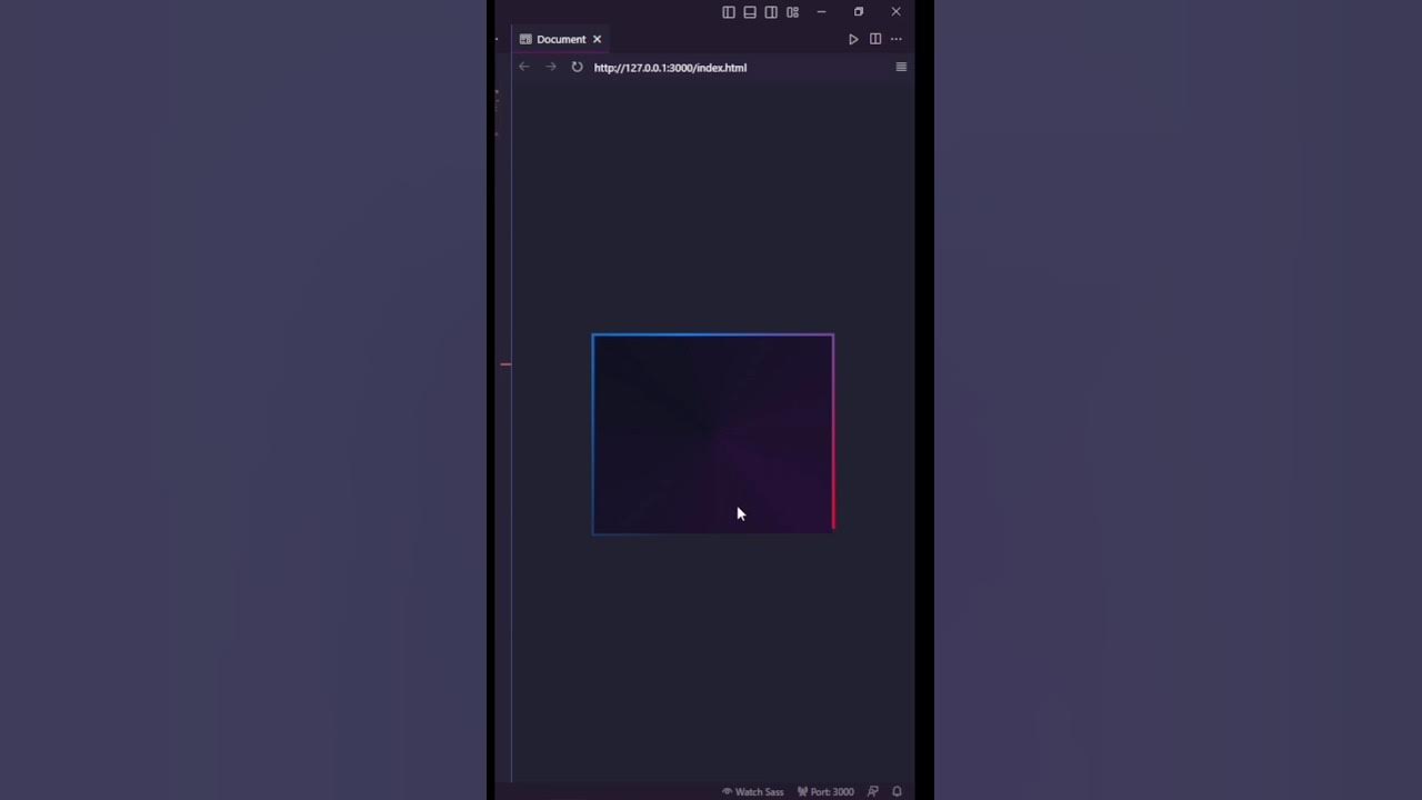 Coding Gradient Border Animation Shorts Youtube