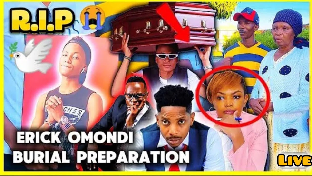 ERIC OMODI AND OGA OBINA AT SHALKIDO HOME // BURIAL PREPARATION //live ...