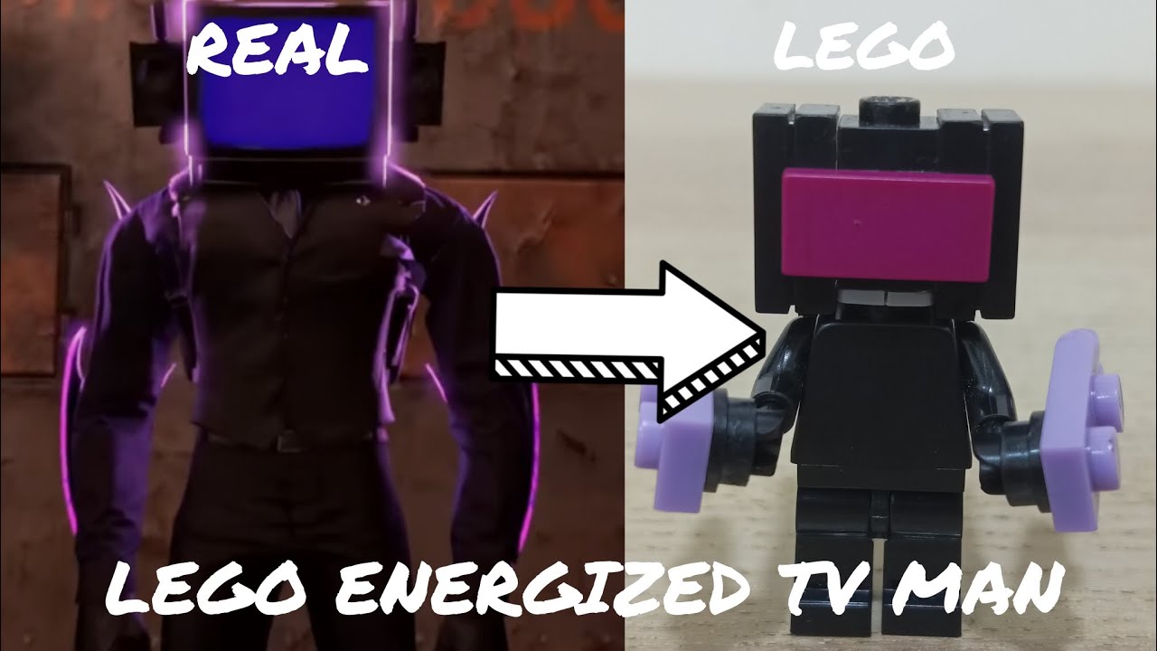 TUTORIAL LEGO MINI ENERGIZED TV MAN #skibiditoilet - YouTube
