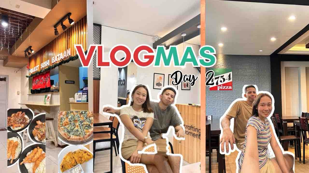 VLOGMAS Day 2🎄where to eat? (fast food, samgy, coffee shop and sushi) 🍣 ...
