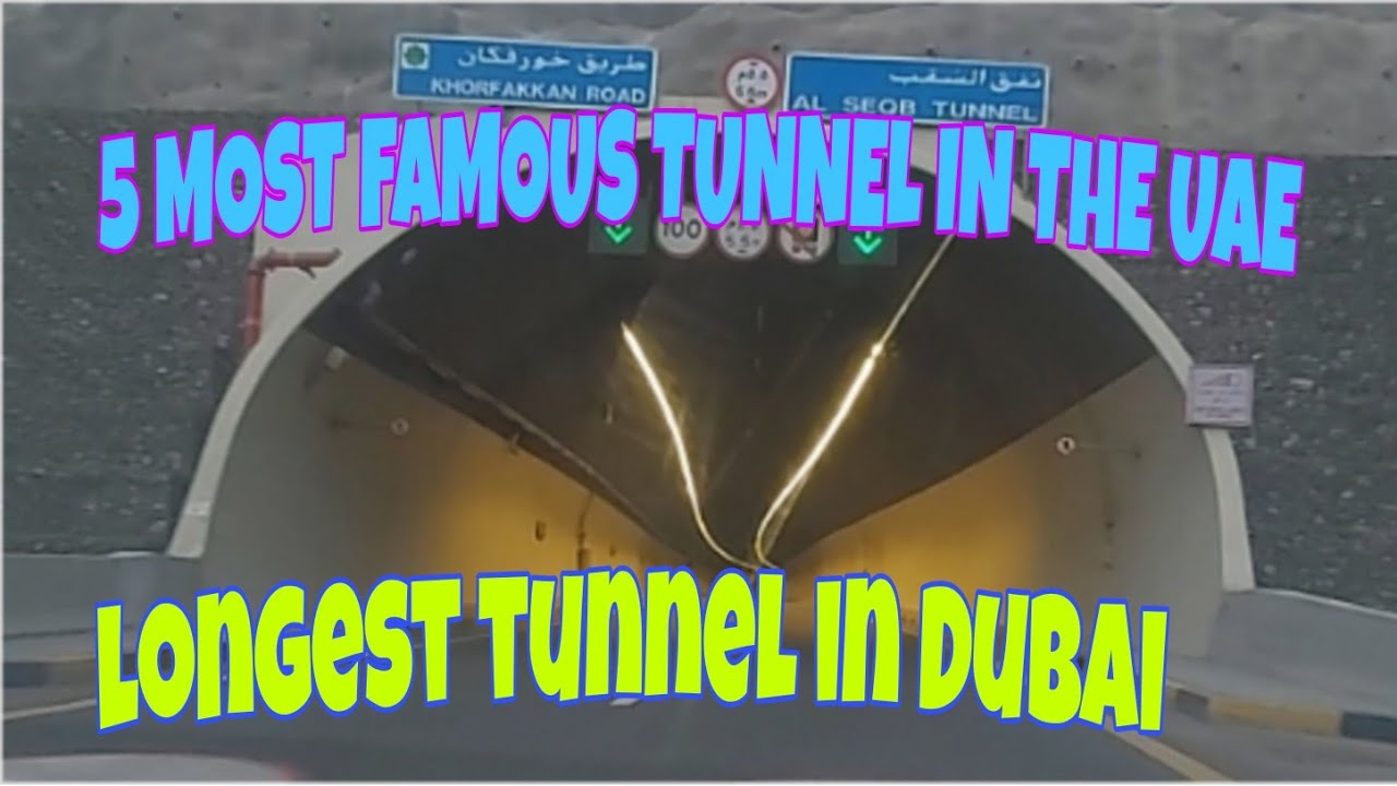 longest tunnel in the UAE | DUBAI'S MOST FAMOUS UNDERPASS - YouTube