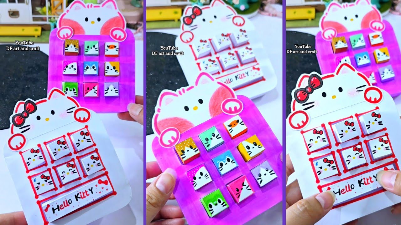 DIY Hello kitty pop-up calculator / Satisfying creative art ideas ...