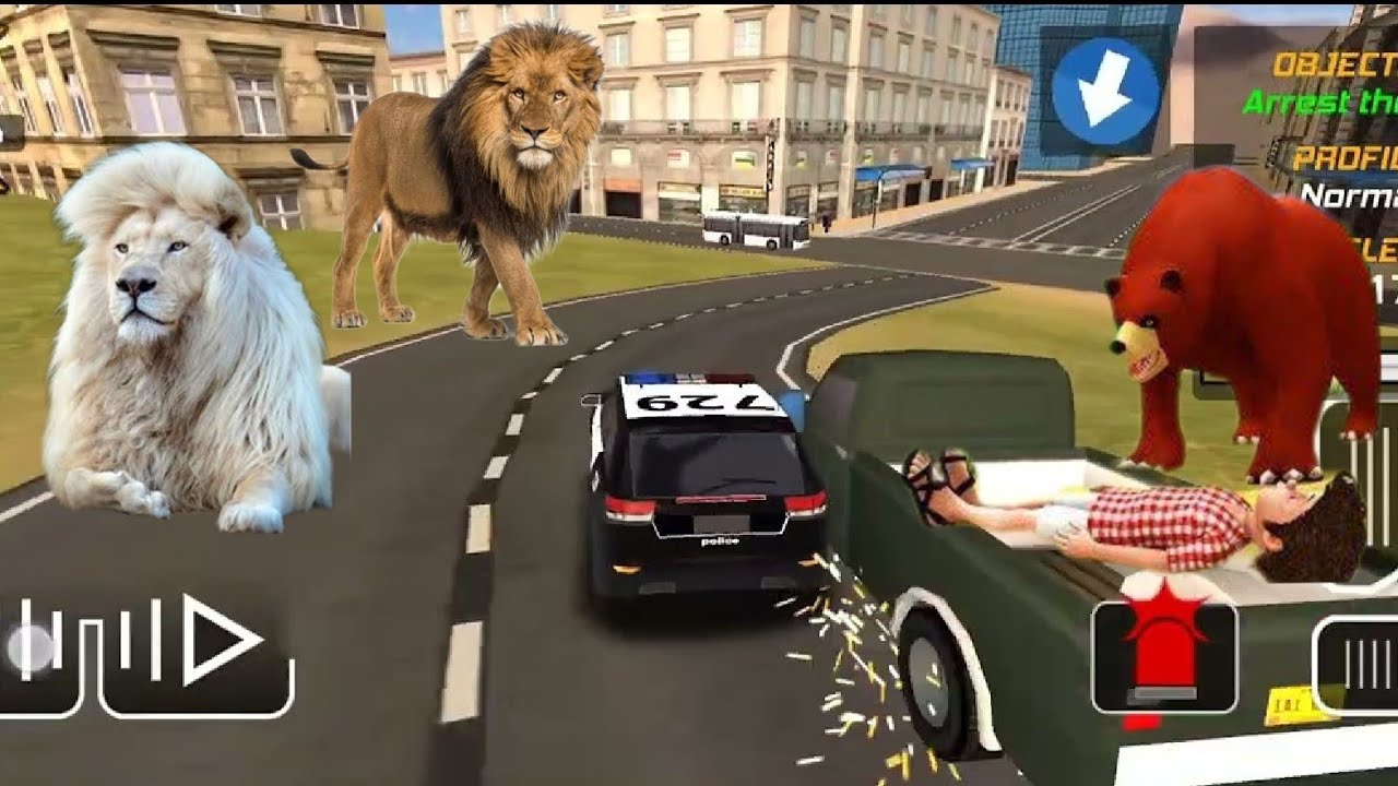 police car chase cop simulator - -game play (Android ,sos) - YouTube