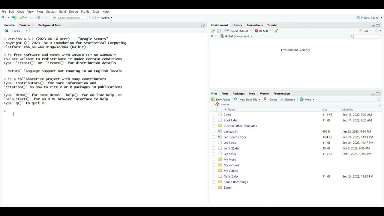 Lec-5(3) Rstudio and print function - YouTube