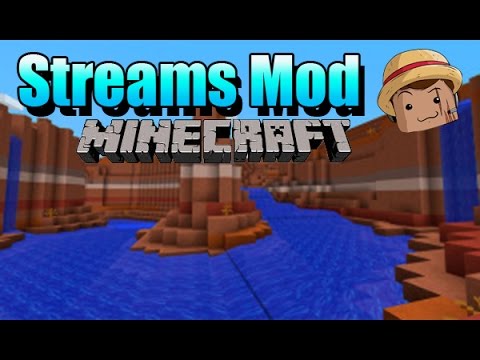Minecraft Mod [ Streams Mod ] 1.7.10 ! Ríos reales con corriente ...