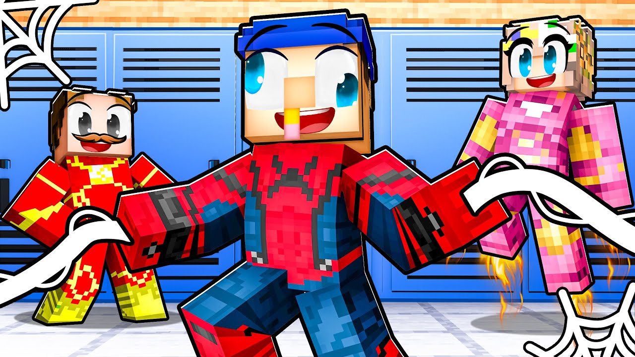 Joining A SUPERHERO SCHOOL In Minecraft! - YouTube