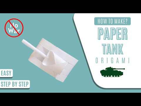 Origami Tank - Kağıttan Kolay Tank Yapımı