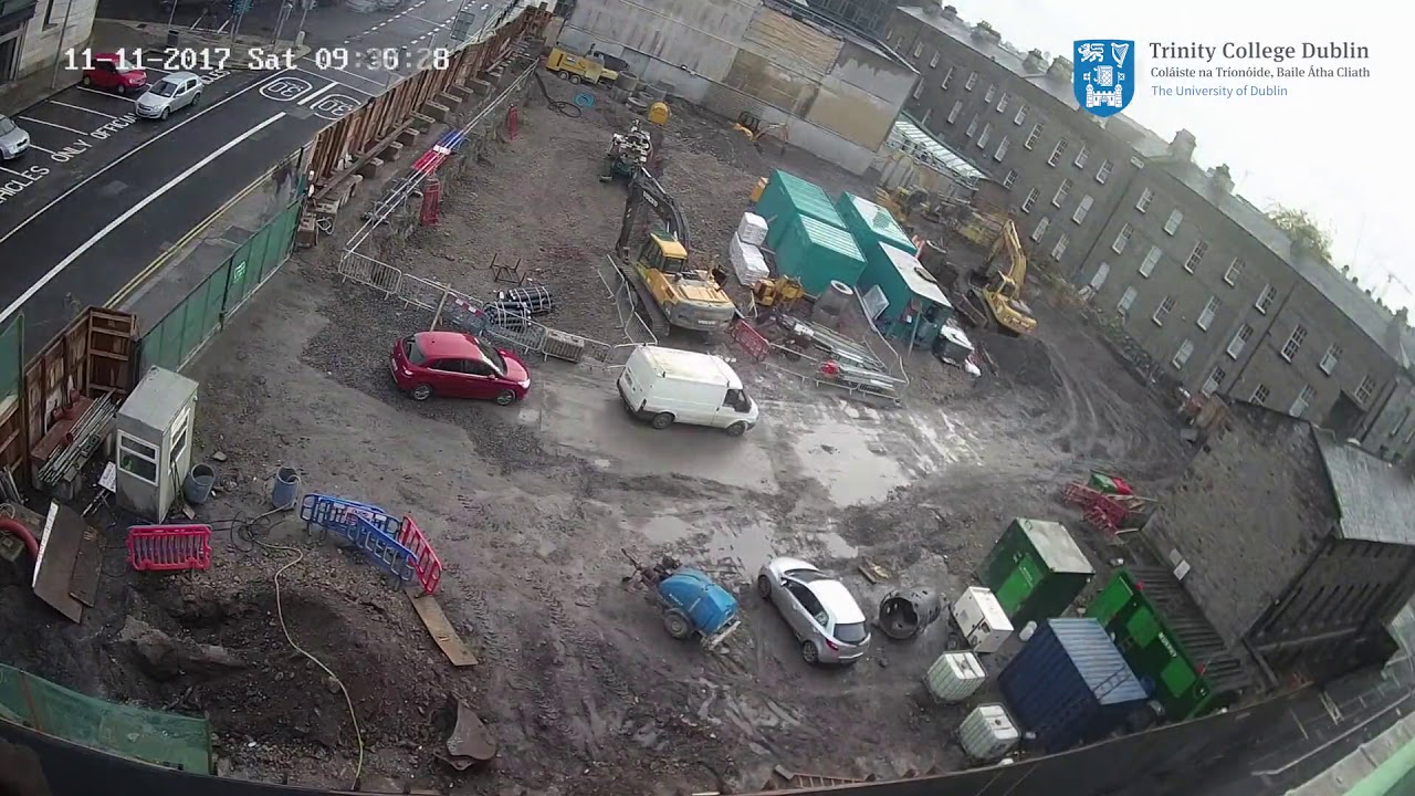 TCD Oisín House Construction Time-Lapse - YouTube