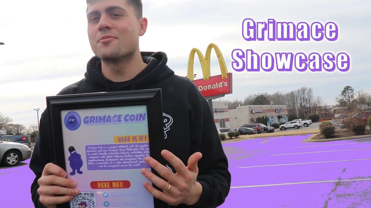 Attempting To Showcase Grimace Coin At McDonald's | @McDonalds - YouTube