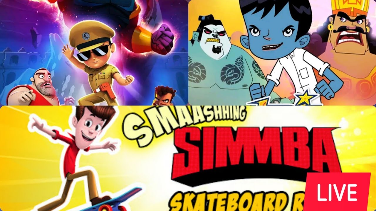 Little Singham, Run Kris Run, Smaashhing Simmba - Android Gameplay ...