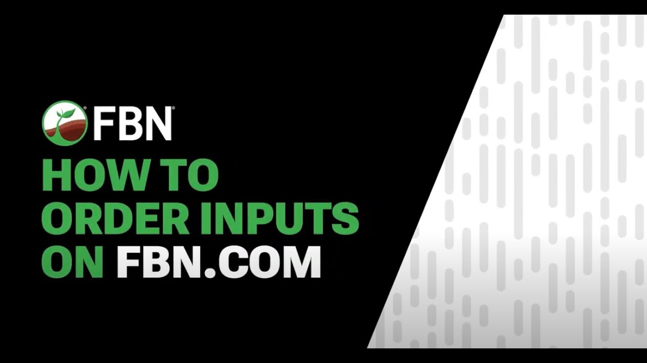 How to Order Inputs on FBN.com [Australia] - YouTube