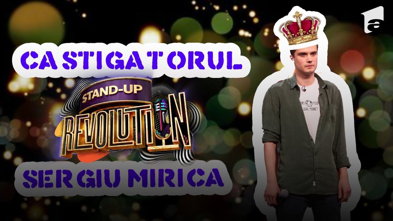 Evoluția lui Sergiu Mirică, CÂȘTIGĂTORUL Sezonului 1, pe scena Stand-up ...