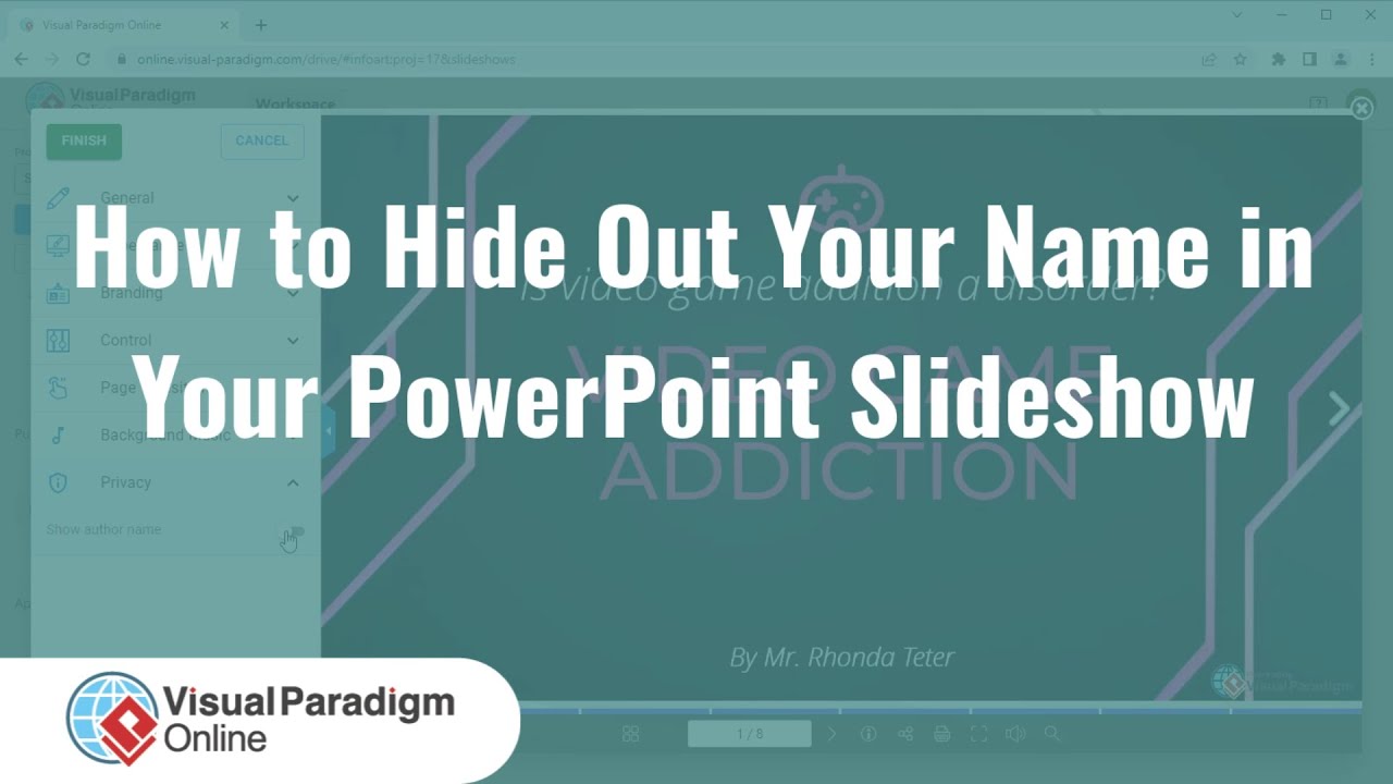 How To Hide Out Your Name In Your PowerPoint Slideshow YouTube how-to-hide-out-your-name-in-your-powerpoint-slideshow-youtube