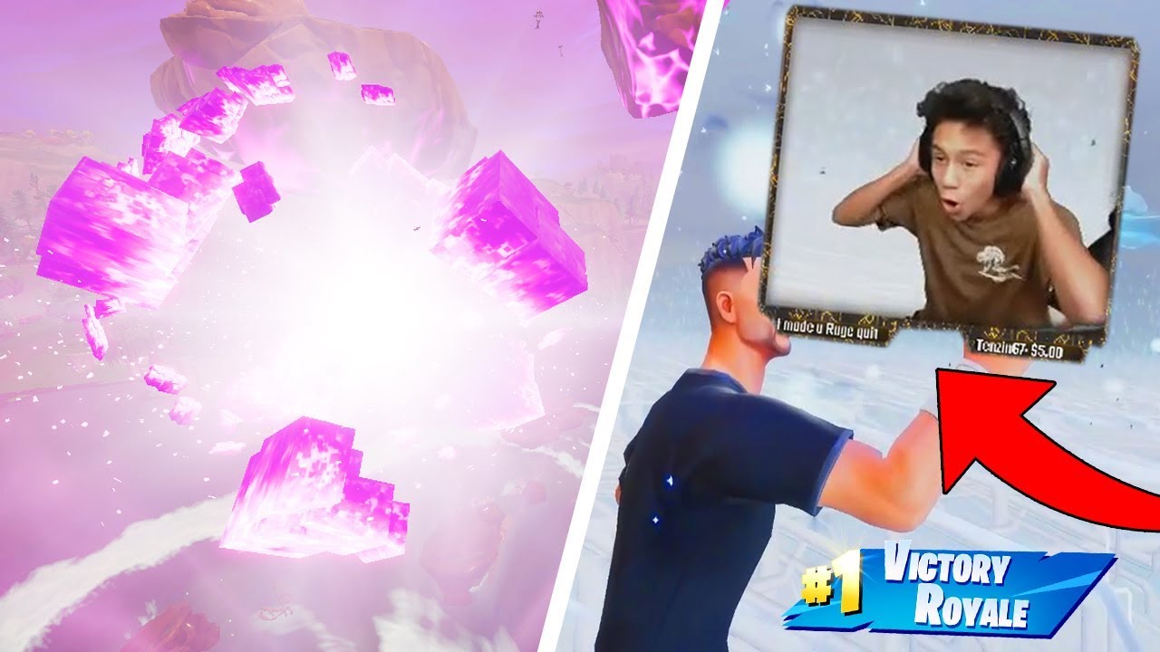 FORTNITE CUBE CRACKING LIVE GAMEPLAY WITH A WIN?! *EXPLOSION* (Fortnite ...