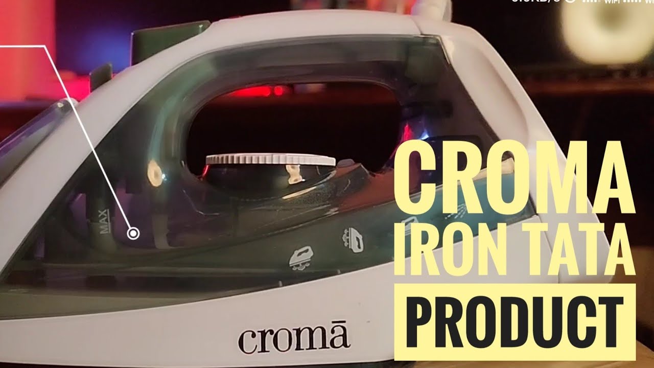 Croma 1600Watt Steam iron Unboxing & review ! steam test & spray test # ...