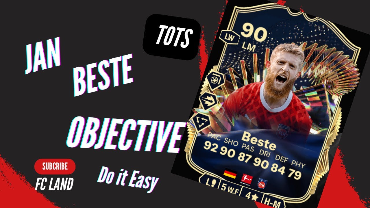 How to Complete TOTS Beste Objectives Fast in FC 24 Ultimate Team ...