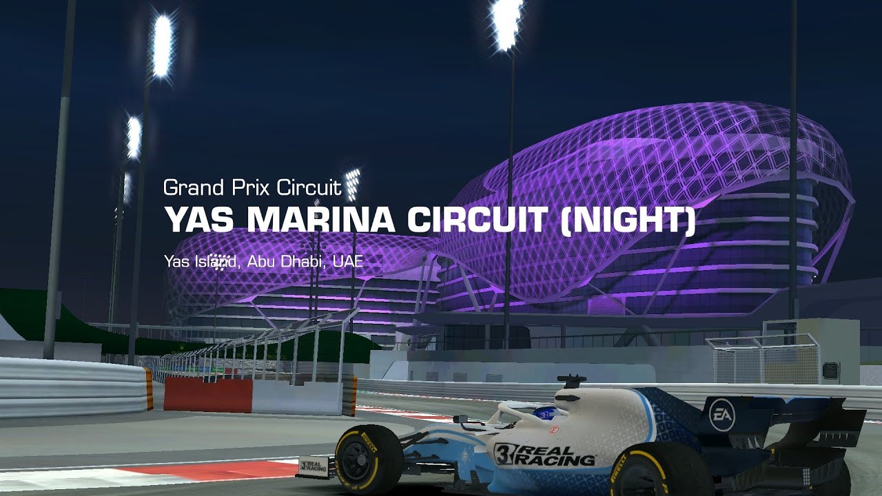 Real racing 3/ F1 daily race/ f1 academy ride/ Yas Marina circuit - YouTube