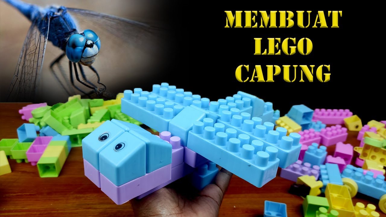 Cara Membuat Lego Capung Dari Blok Lego - Blok Lego - YouTube