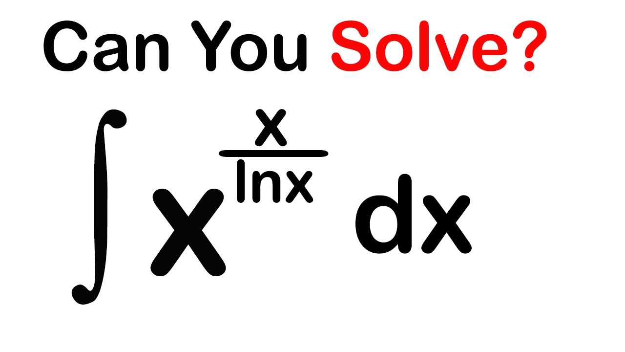 A Tricky Integral | You Should Learn This Trick - YouTube
