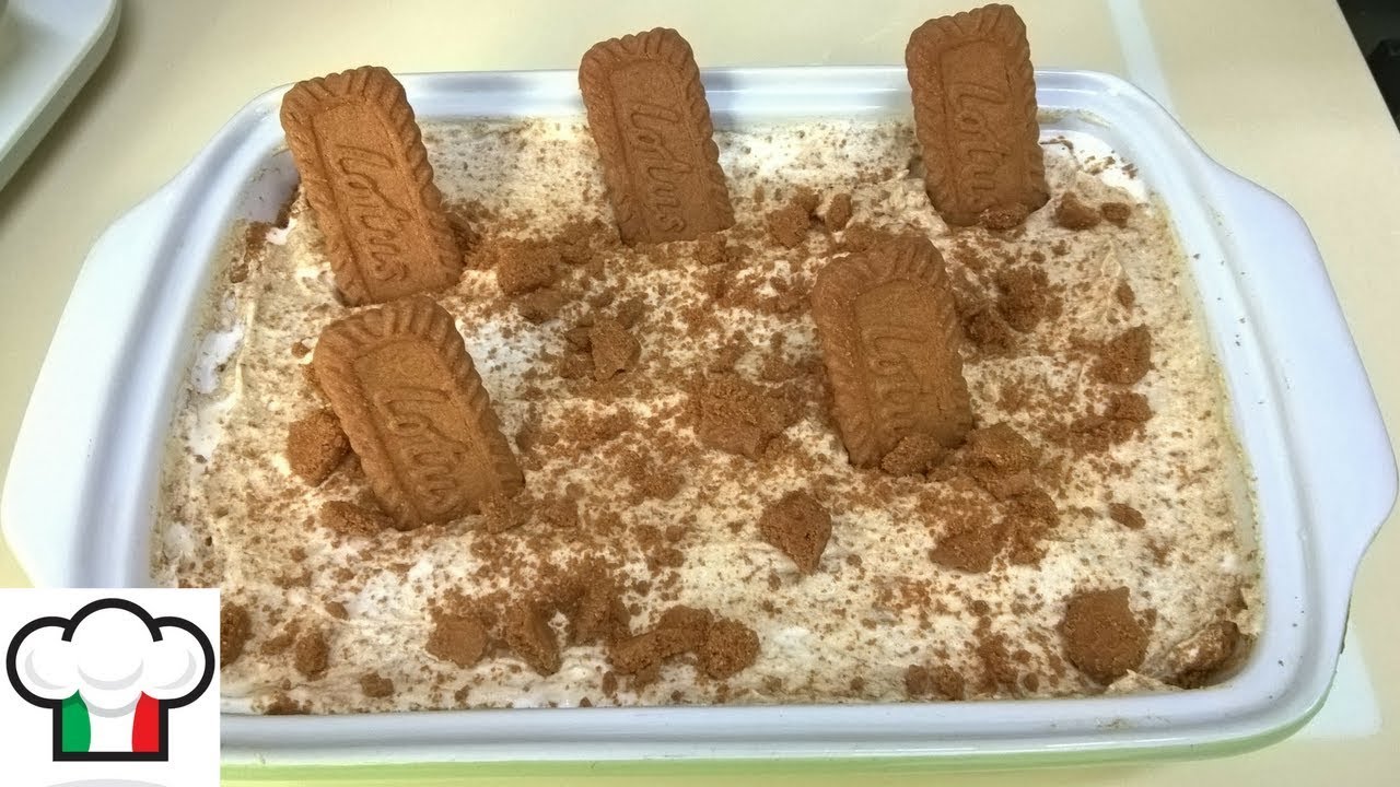 Ricetta Cheesecake con Biscotti ''Lotus Biscoff'' - YouTube