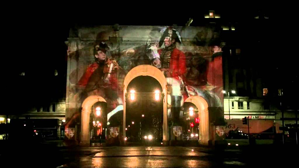 LCI - 3D Video Projection Mapping Demo - Marble Arch - YouTube