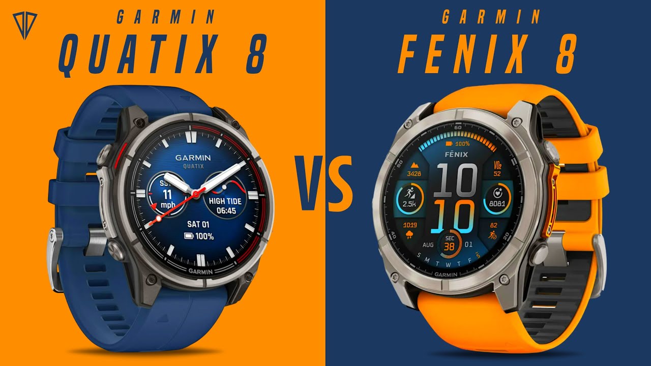 Garmin Quatix 8 VS Garmin Fenix 8 - YouTube