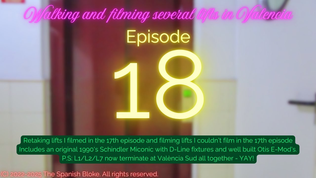 RANDOM LIFT TOUR - Walking and filming several lifts in Valencia XVIII ...