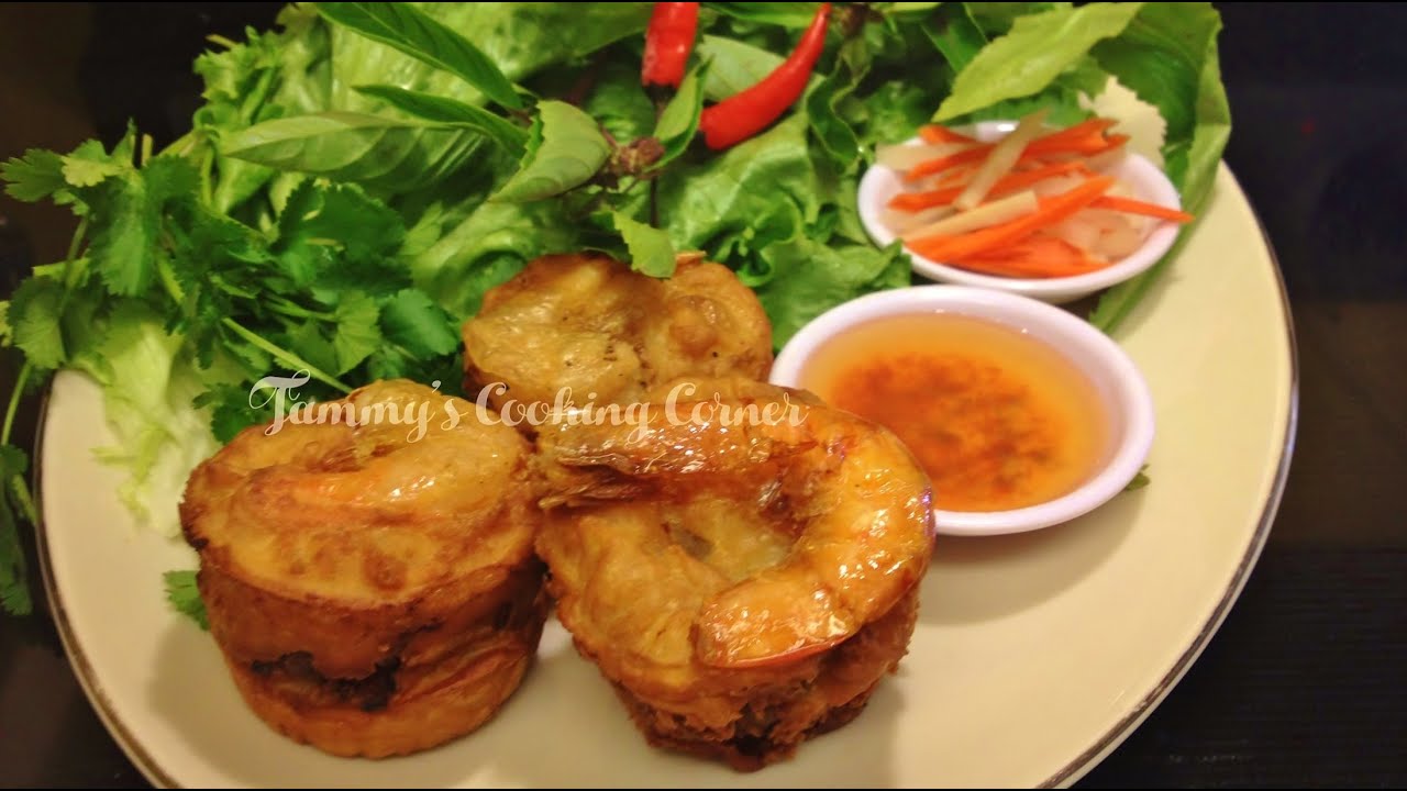 BANH CONG - Vietnamese Fried Prawn Cake (Cach Lam Bánh Cống) - YouTube