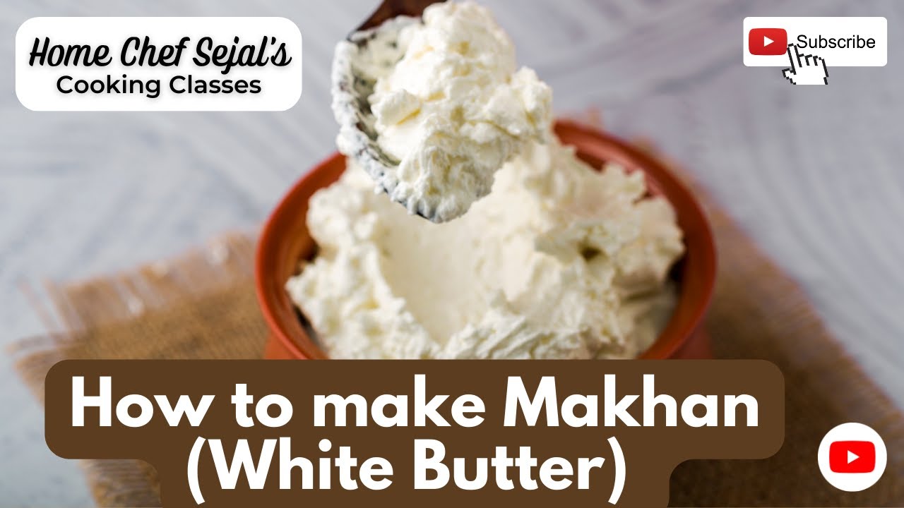 How To Make Makhan At Home - White Butter | घर का बना सफेद मक्खन ...
