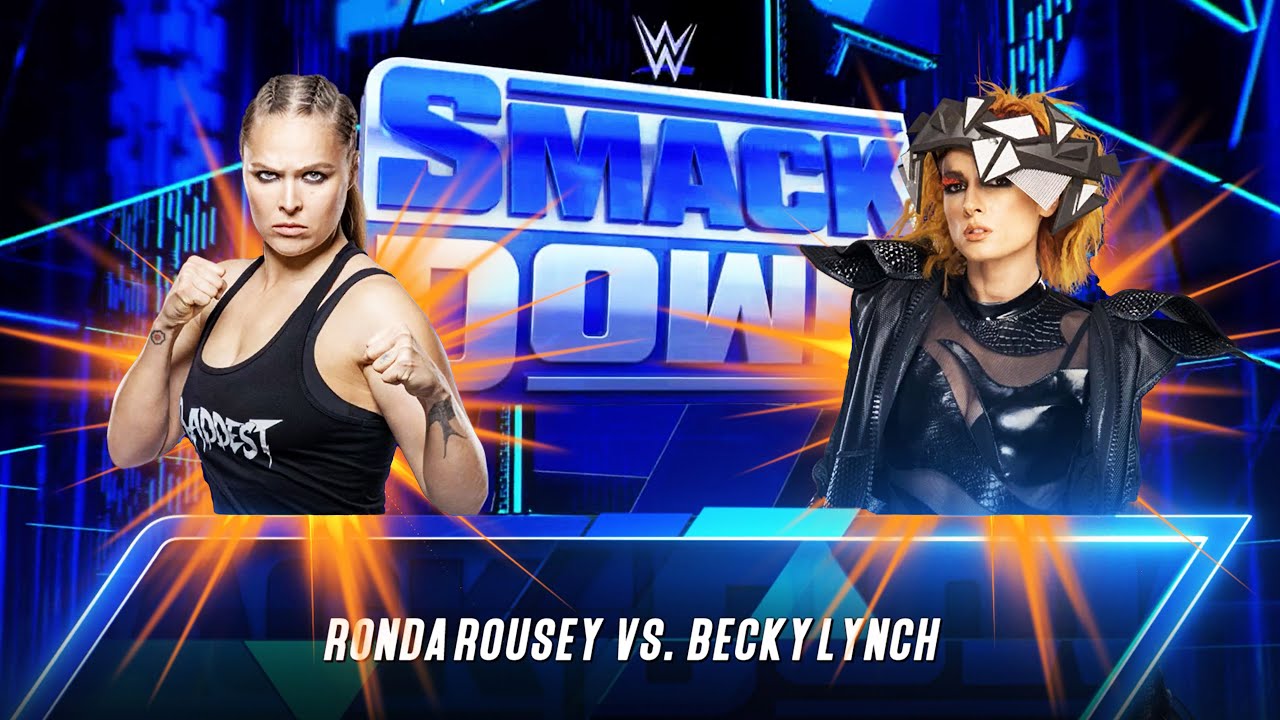 WWE 2k23 - Ronda Rousey Vs Becky Lynch - 5 Star Full Fight PS5 Hdr ...