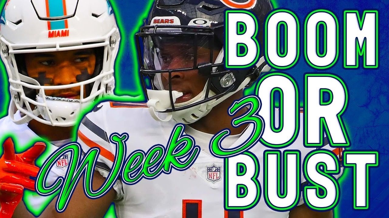 Week 3 Fantasy Football Live Q&A, Start/Sit - Boom or Bust Live - YouTube