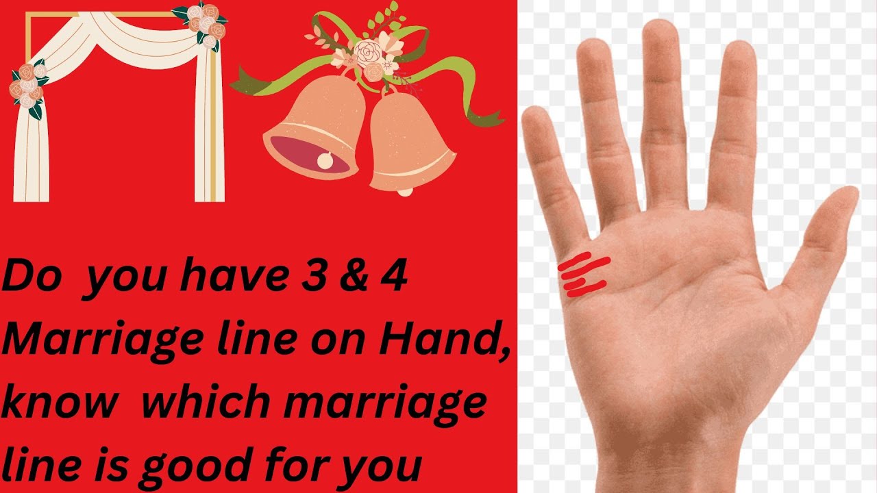 #Palmistry - Role of 4 Marriage line on hand -हाँथ मे अगर ३ या ४ मैरिज ...