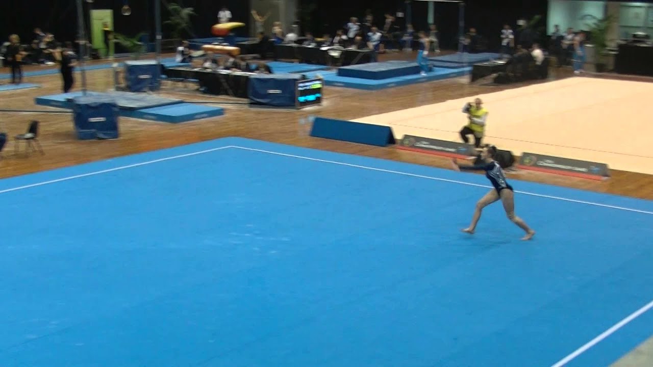 Jessica Bottomley Floor Routine - YouTube