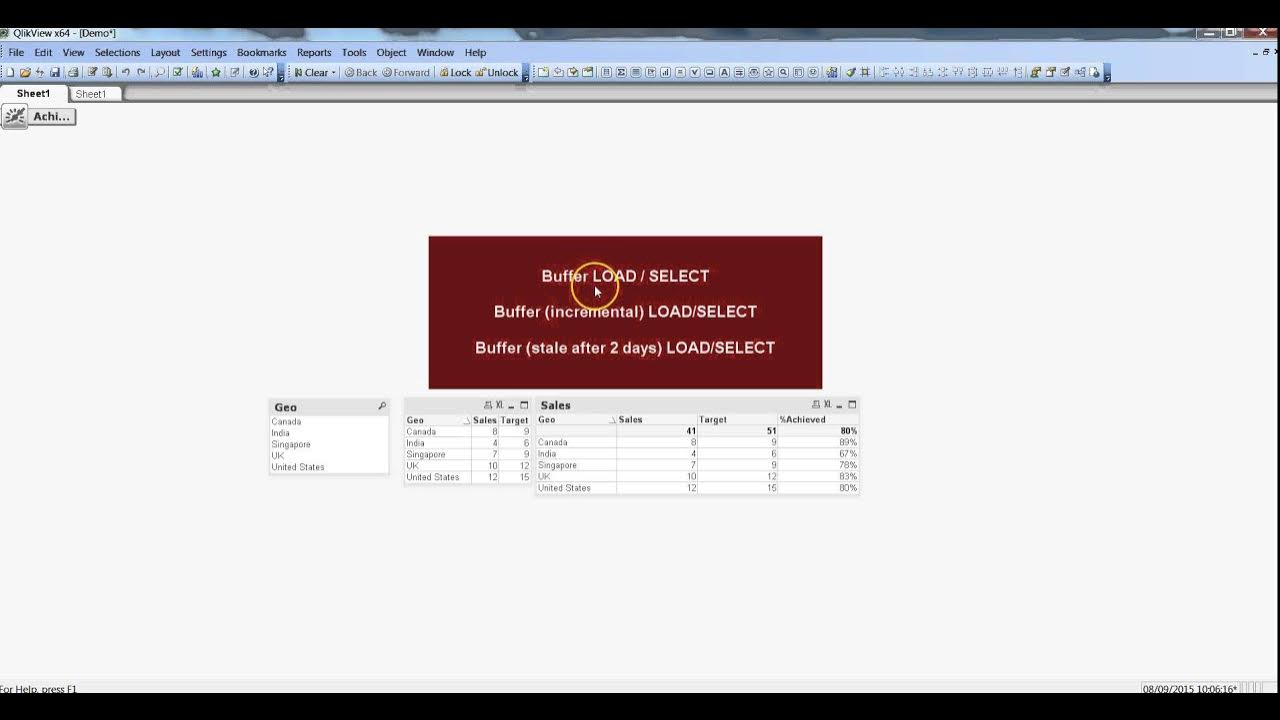 QlikView Tutorials | QlikView Scripting | Buffer Load in QlikView - YouTube