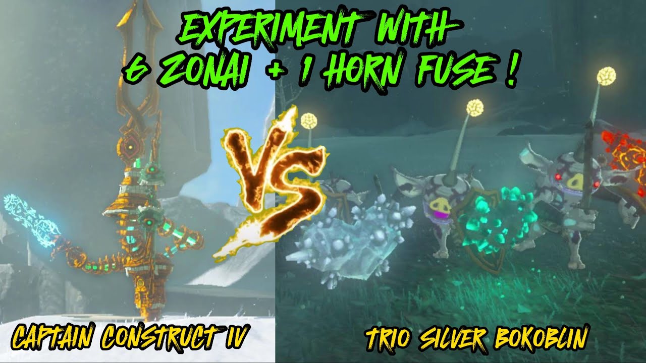 CAPTAIN CONSTRUCT IV VS TRIO SILVER BOKOBLIN ! (The Legend of Zelda ...